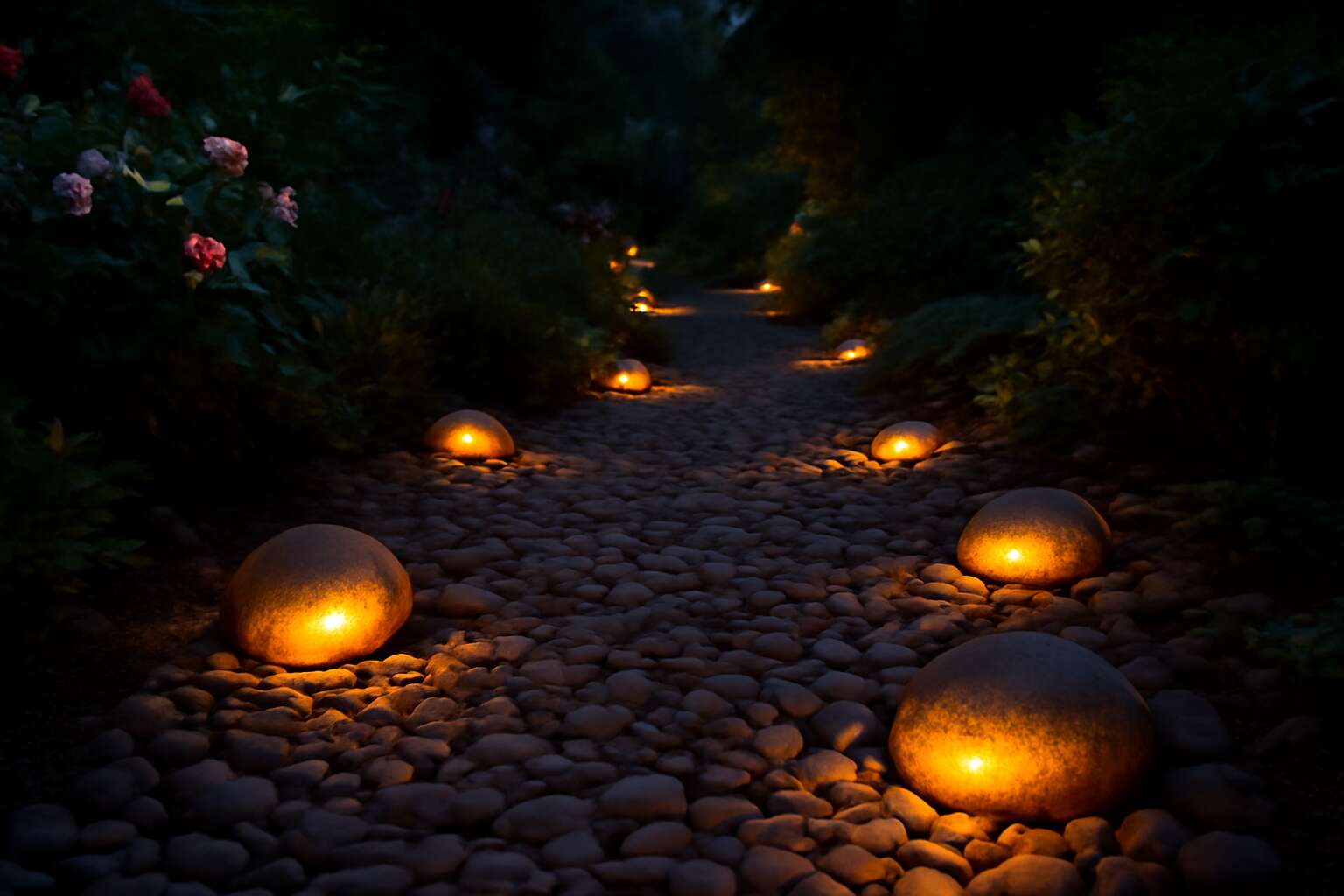Spark Your Garden with solar light rocks for stunning, eco-friendly ...